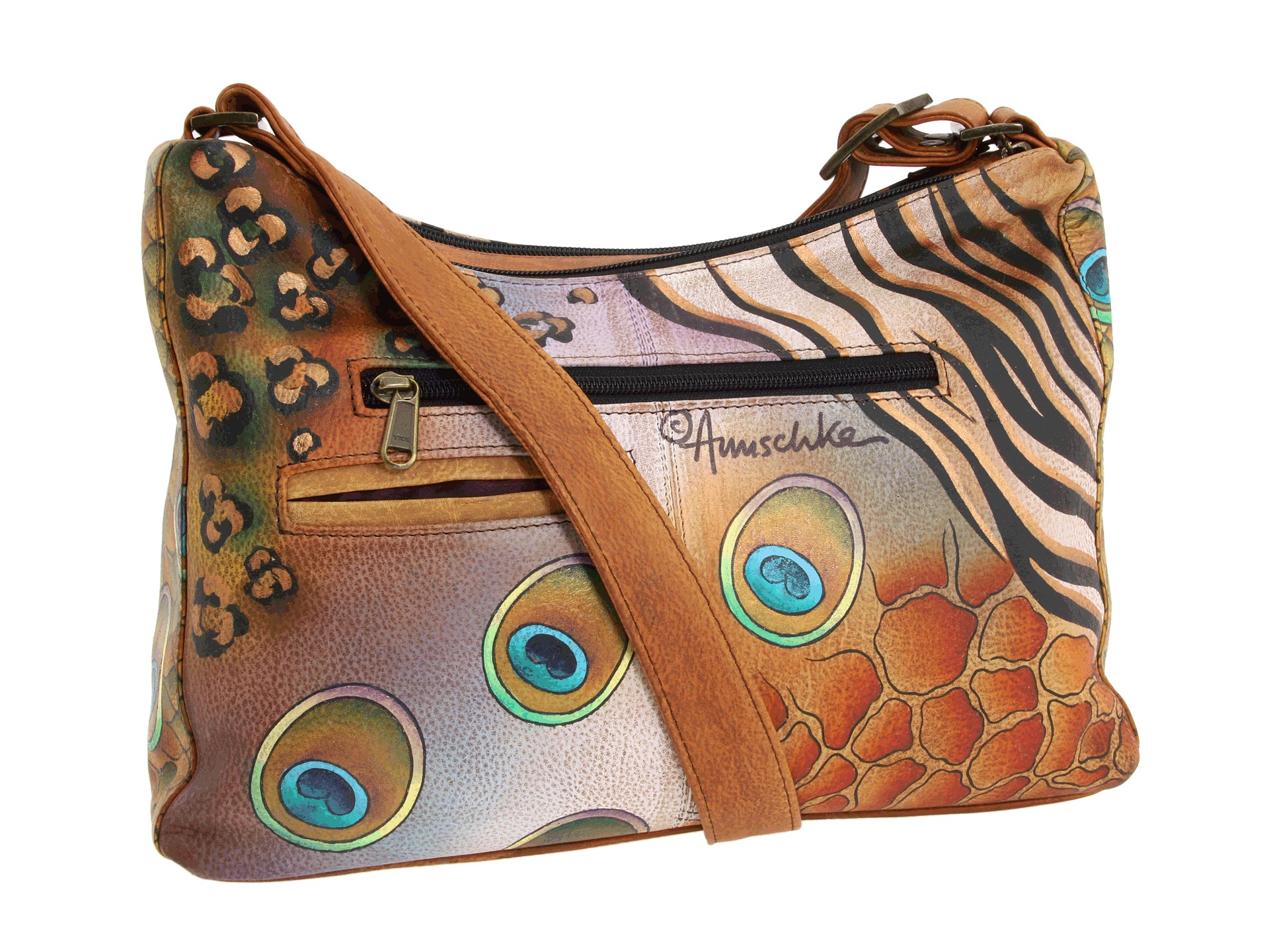 Anuschka Handbags 479 Floating Feathers - Zappos.com Free Shipping BOTH ...