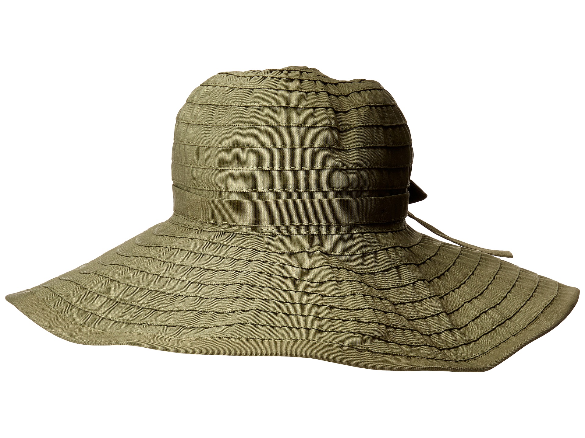San Diego Hat Company RBL299 Crushable Ribbon Floppy Hat - Zappos.com ...