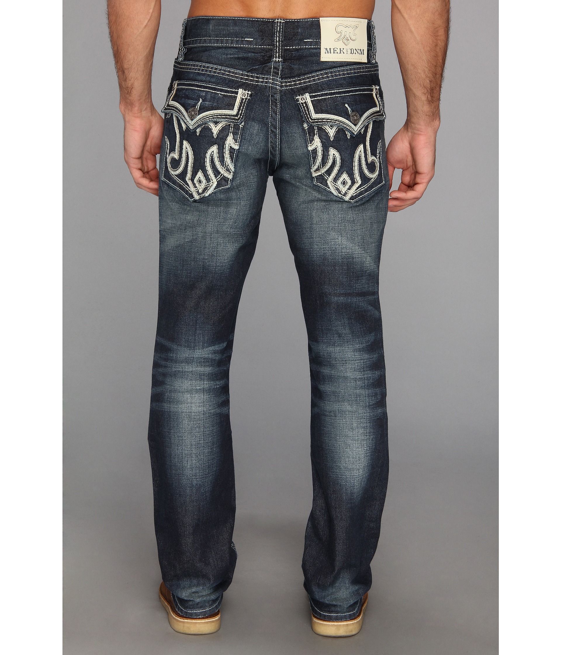 Mek Denim Vulcan Straight Leg In Dark Blue | Shipped Free at Zappos