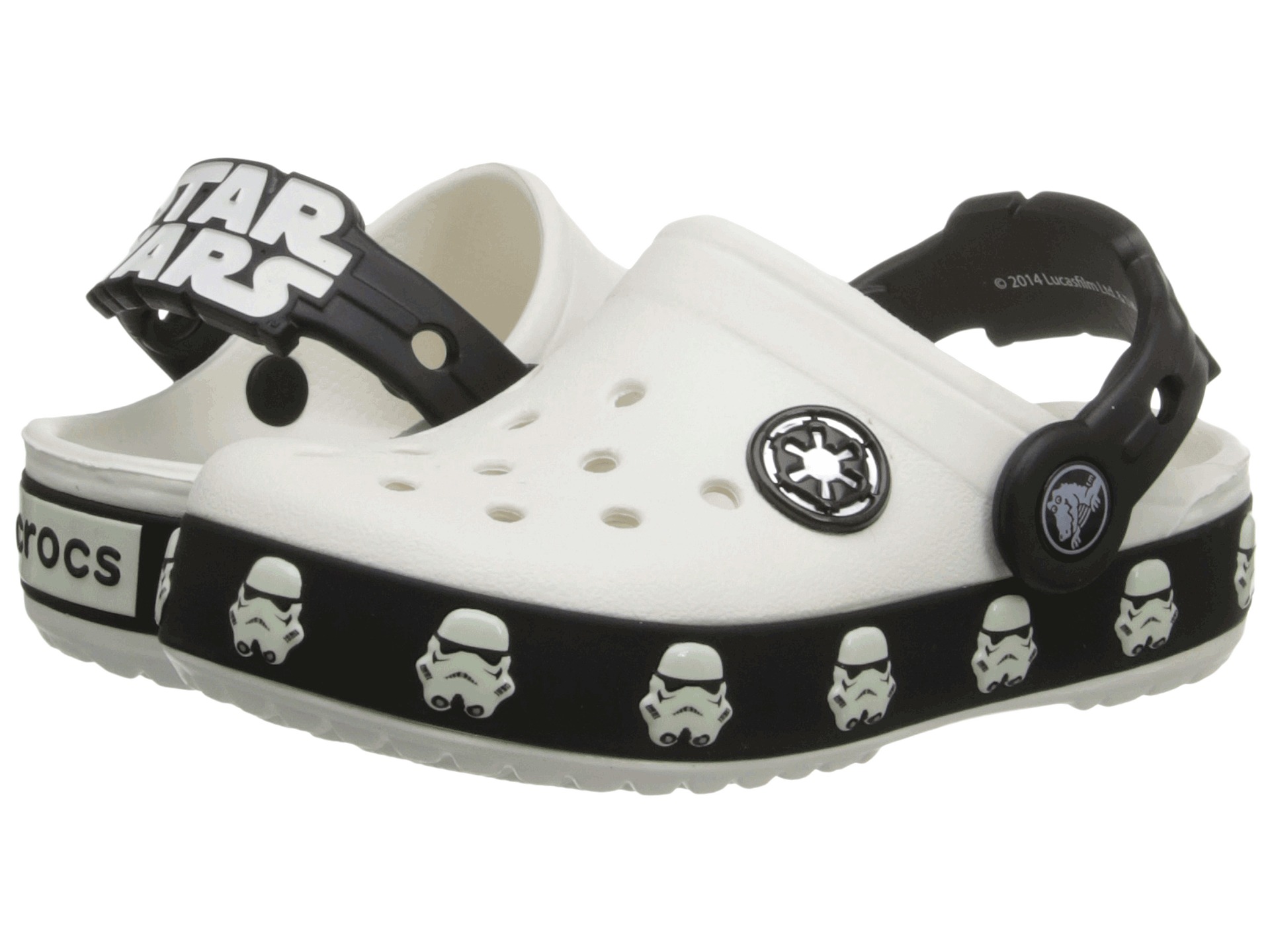 Crocs Kids Star Wars Lighted Stormtrooper Clog Toddler Little Kid ...
