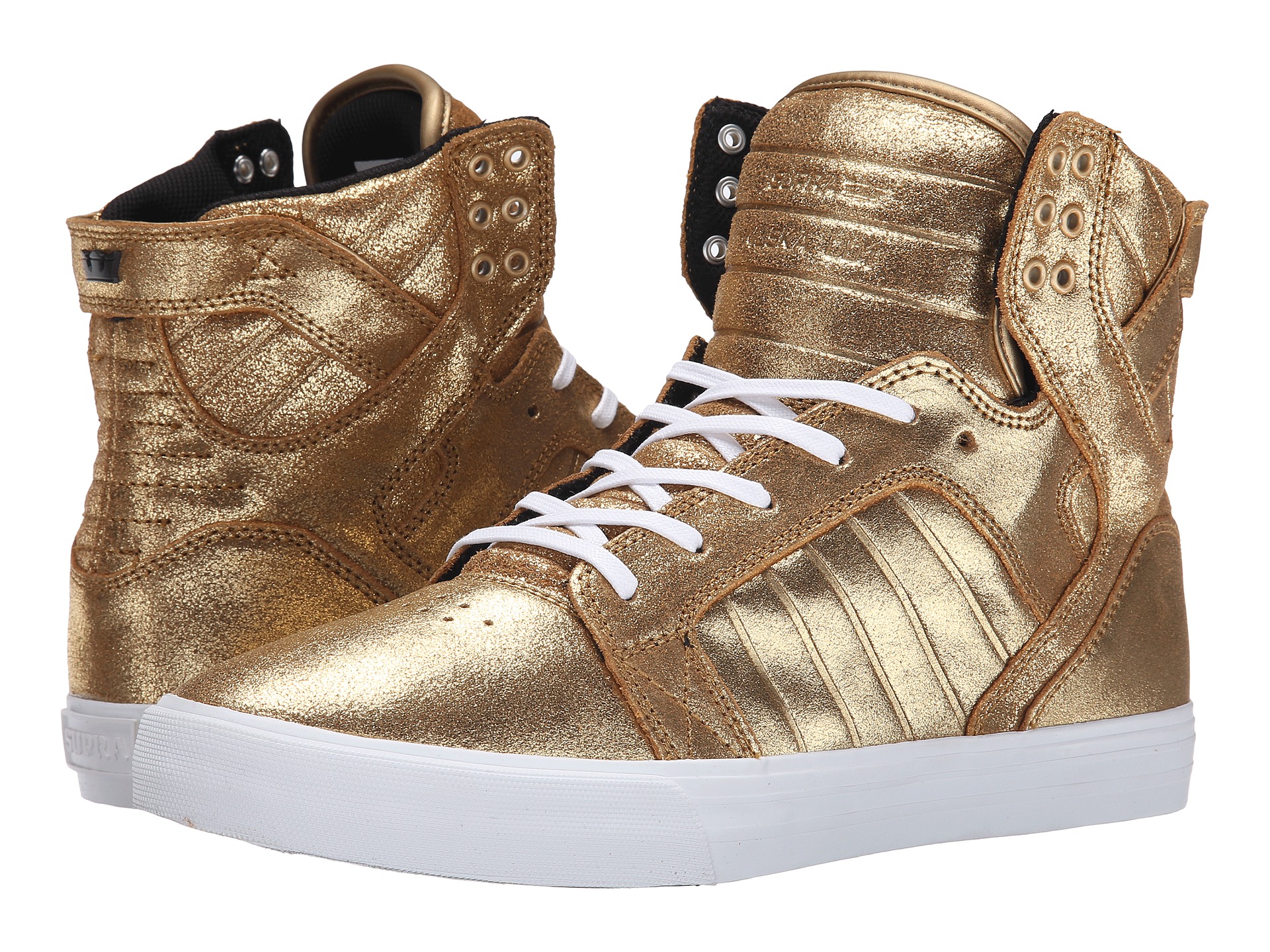 Supra Skytop Gold/Black/White - Zappos.com Free Shipping BOTH Ways