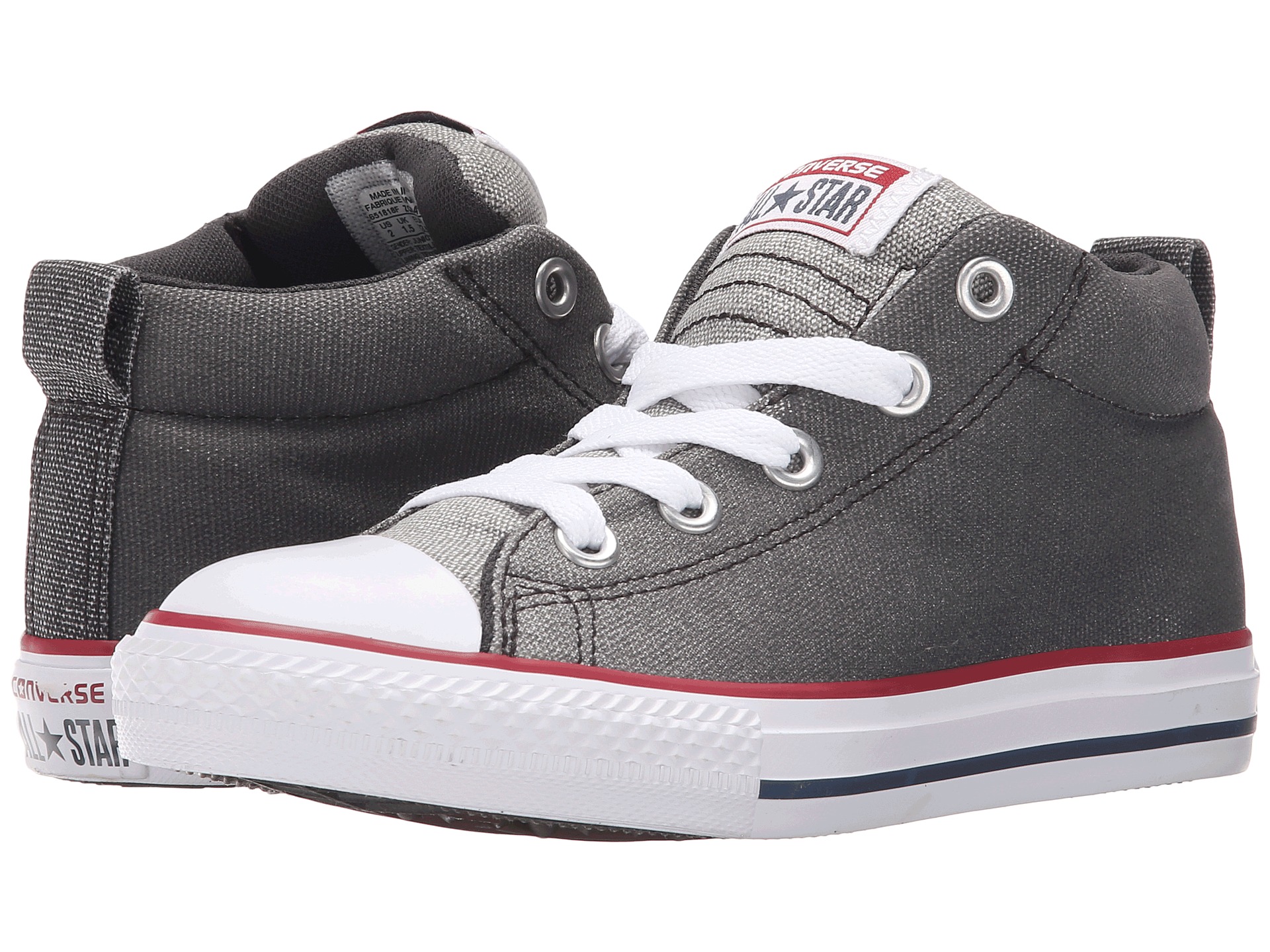 Converse Kids Chuck Taylor® All Star® Street Mid (Little Kid/Big Kid ...