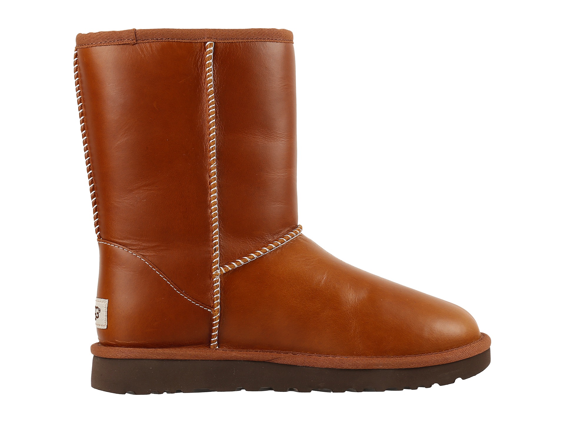 Ugg Classic Short Leather Chestnut 2 Free Shipping Both Ways