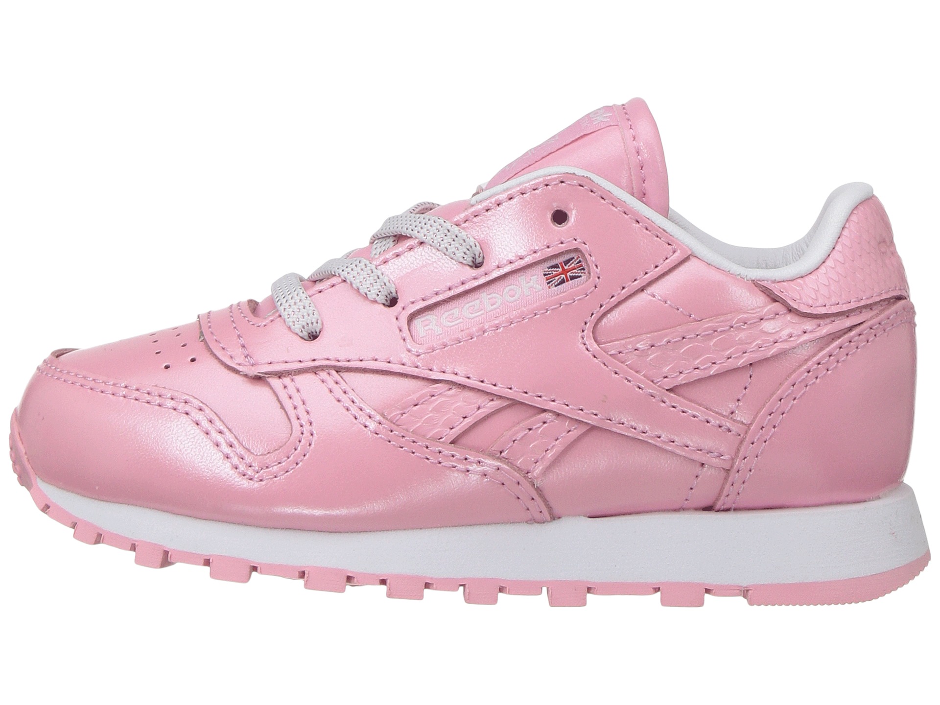 Reebok Kids Classic Leather Metallic (Toddler) at Zappos.com